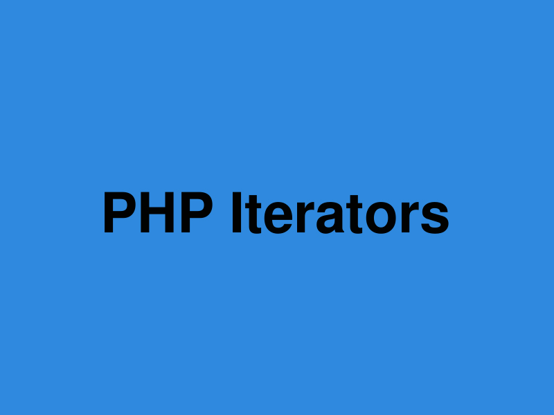 Php Iterators Part 3 Spl Filter Iterator Append Iterator And Multiple Iterator Webmobtuts