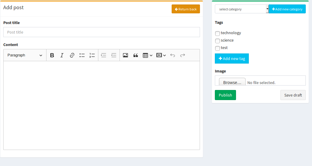 Building A Blog With Reactjs And Laravel Part7 Admin Posts Web And Mobile Tutorials