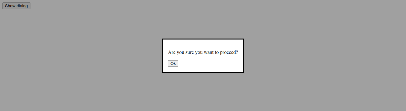 Displaying Dialogs and Modals With The Native HTML Dialog Element ... Displaying Dialogs and Modals With The Native HTML Dialog Element ...