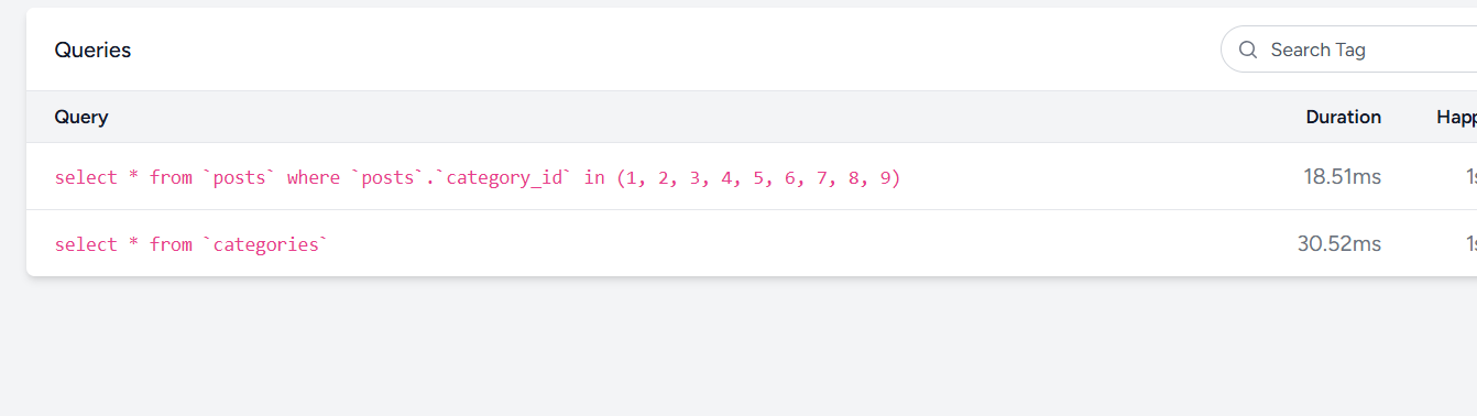 Laravel 11 chaperone Eloquent Method and N+1 Query Problem - Webmobtuts Laravel 11 chaperone Eloquent Method and N+1 Query Problem - Webmobtuts